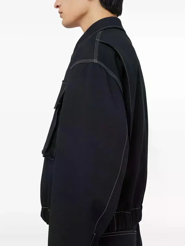 JIL SANDER Concealed Fastening Shirt Jacket