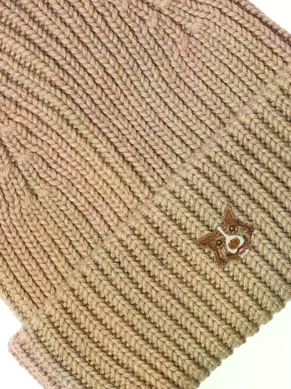 PELO FOUNDATION Mongrel Ribbed Merino Wool Beanie - Neutrals
