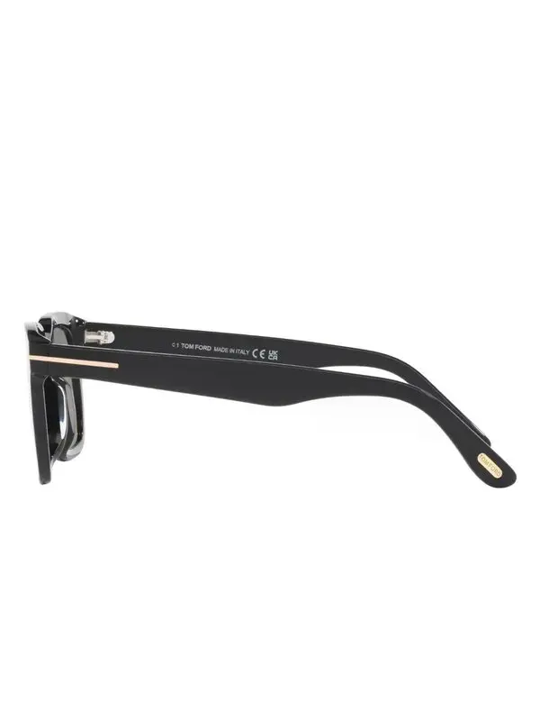 TOM FORD Tr001097 Square-frame Sunglasses - Black