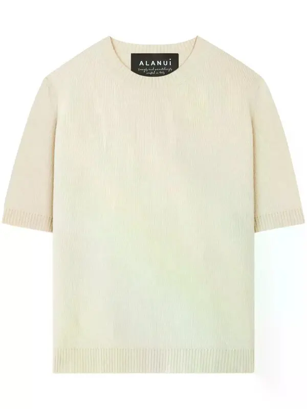 Alanui Ribbed Knit T-shirt