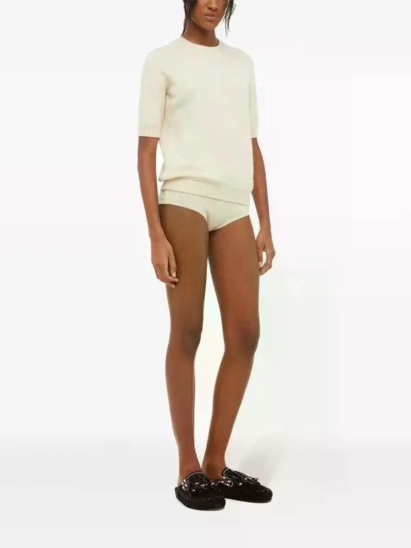 Alanui Ribbed Knit T-shirt