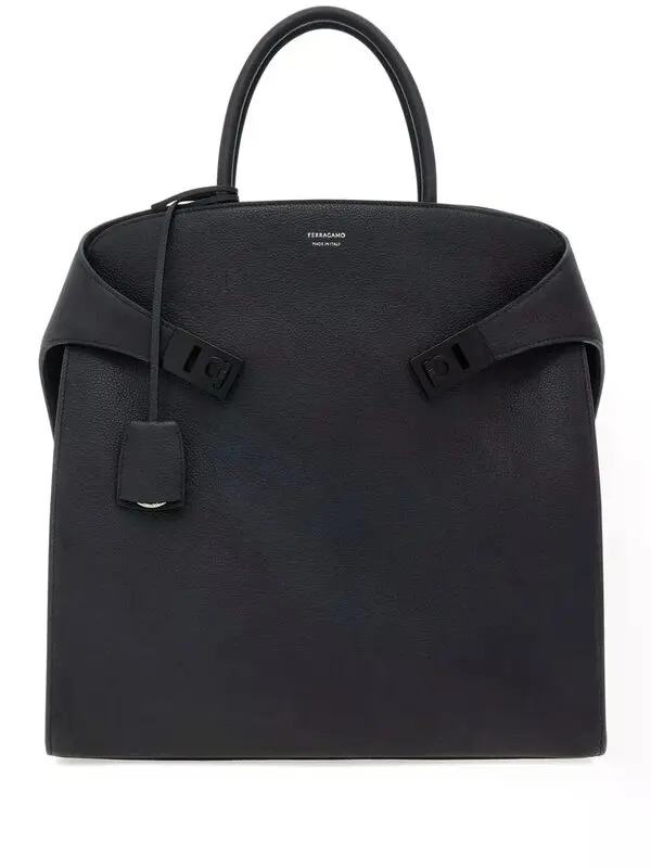 FERRAGAMO Hug Tote Bag - Black