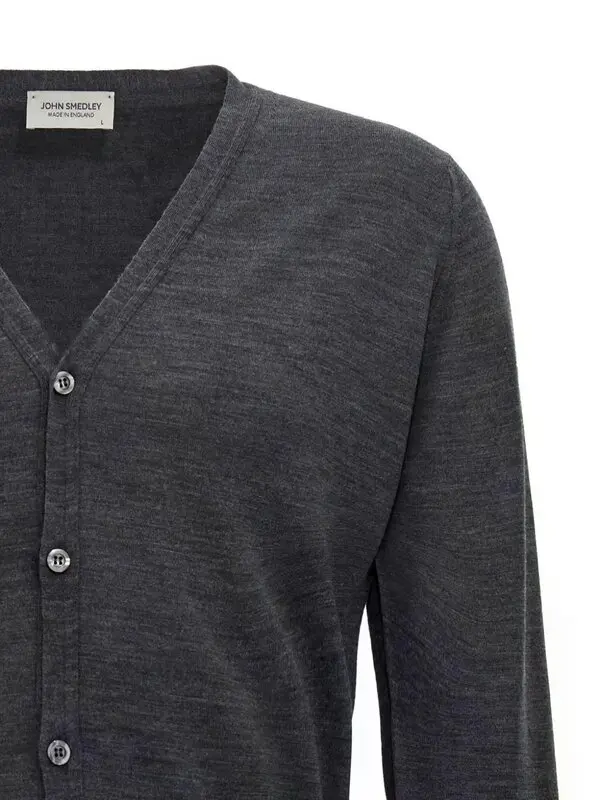 John Smedley Petworth Cardigan - Grey