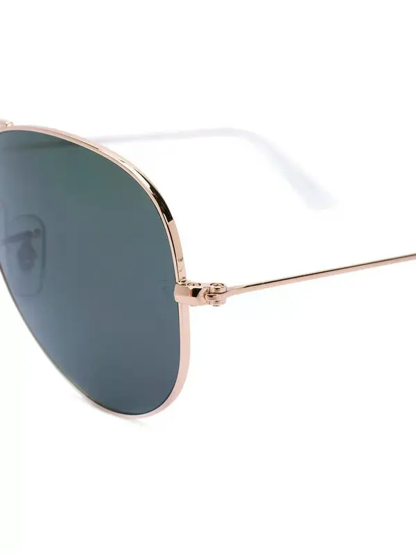 Ray-ban Rb3025 Aviator Sunglasses - Metallic