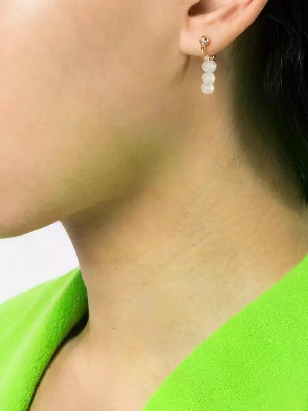 HZMER JEWELLERY Drop Pearl Earrings