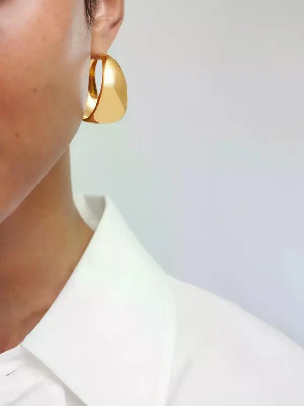 Monica Vinader Kate Young Hoop Earrings