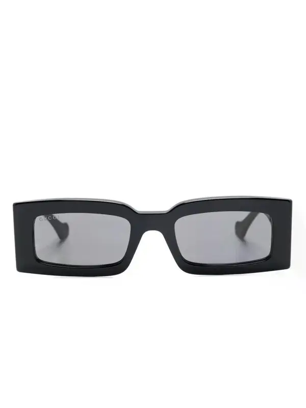 Gucci Rectangular Sunglasses - Black