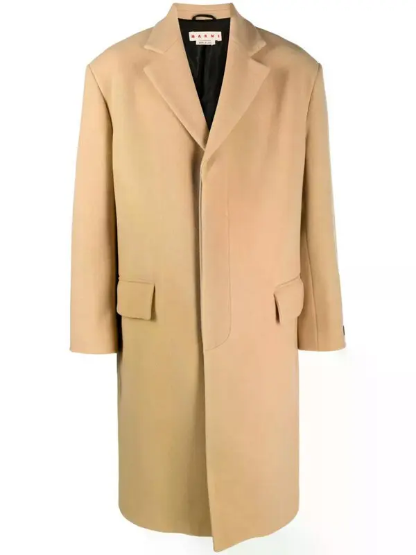Marni Notched-lapels Single-breasted Coat