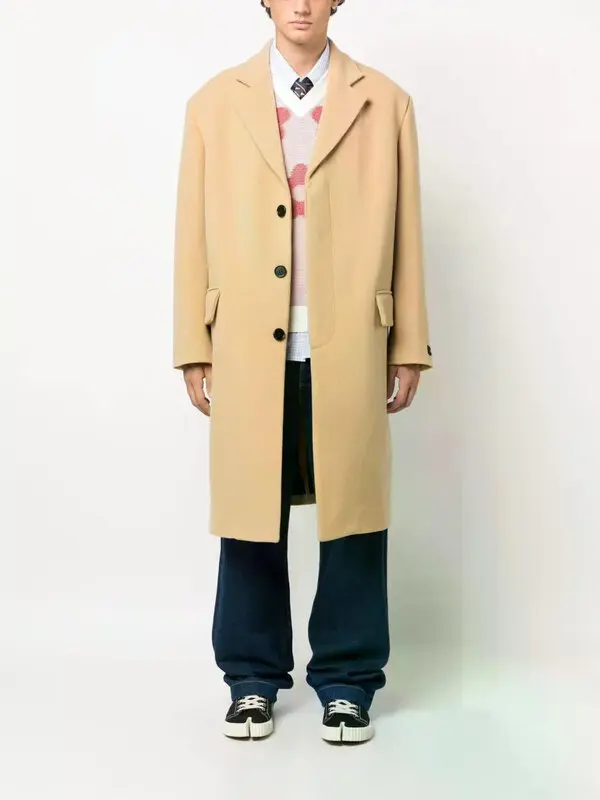 Marni Notched-lapels Single-breasted Coat