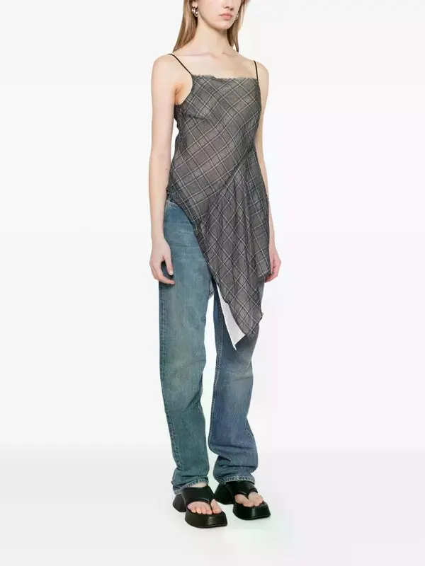 MARC LE BIHAN Checked Top
