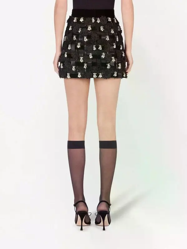 Dolce & Gabbana Embellished A-line Miniskirt