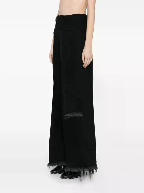 SANKUANZ Fringe Detailing Skirt