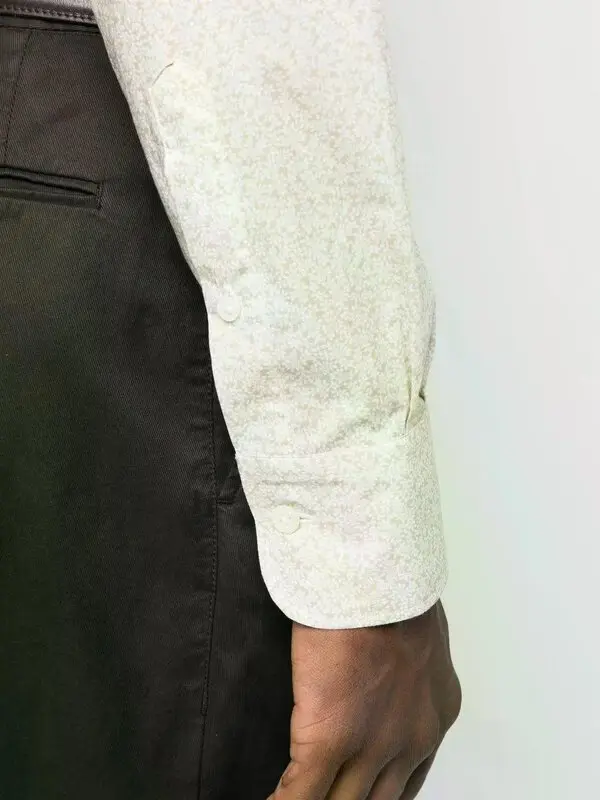 Canali Plain Button-down Shirt
