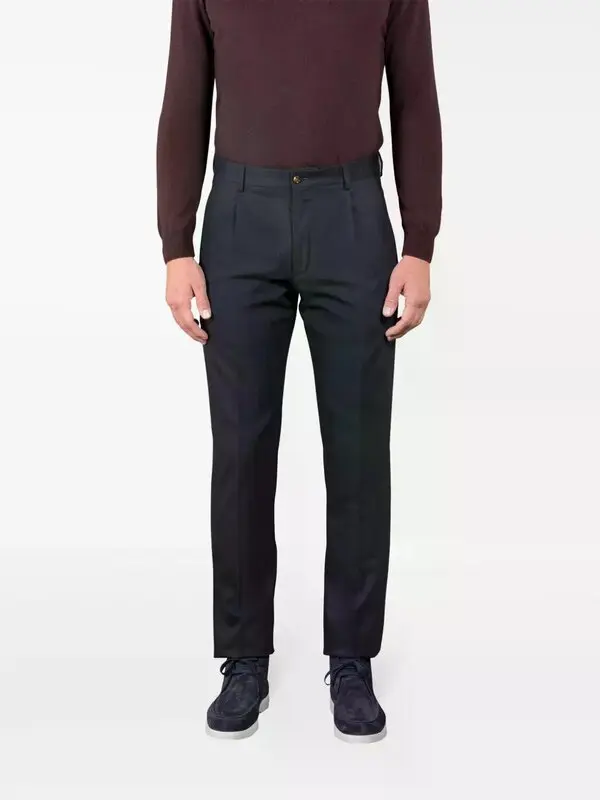 MOORER Pleat-detail Trousers