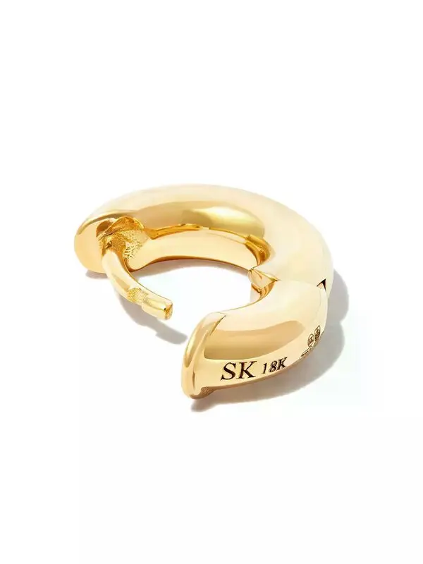 SPINELLI KILCOLLIN 18k Yellow Mini Macro Single Hoop Earring
