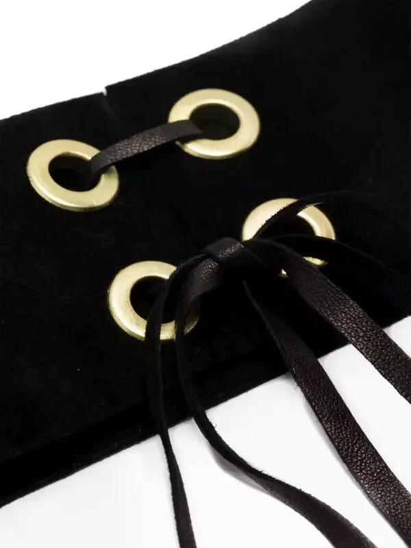 MANOKHI Mira 4 Leather Choker Necklace