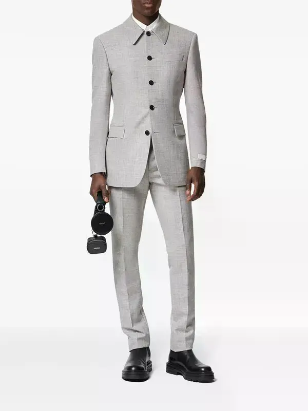 Versace Tailored Wool-blend Trousers
