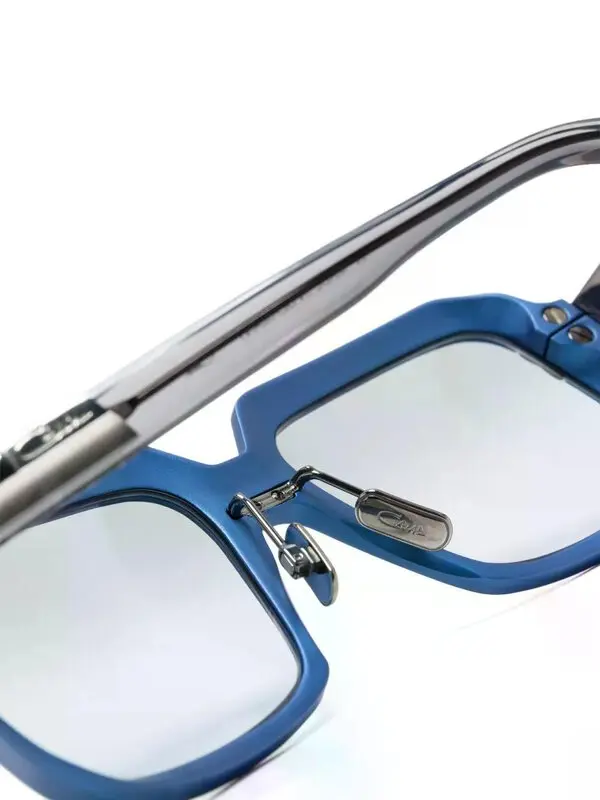 Cazal 607/3 Square-frame Sunglasses - Blue