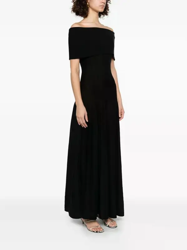 Khaite Ava Maxi Dress - Black