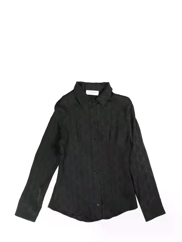MARINE SERRE Moon Diamant Jacquard Shirt