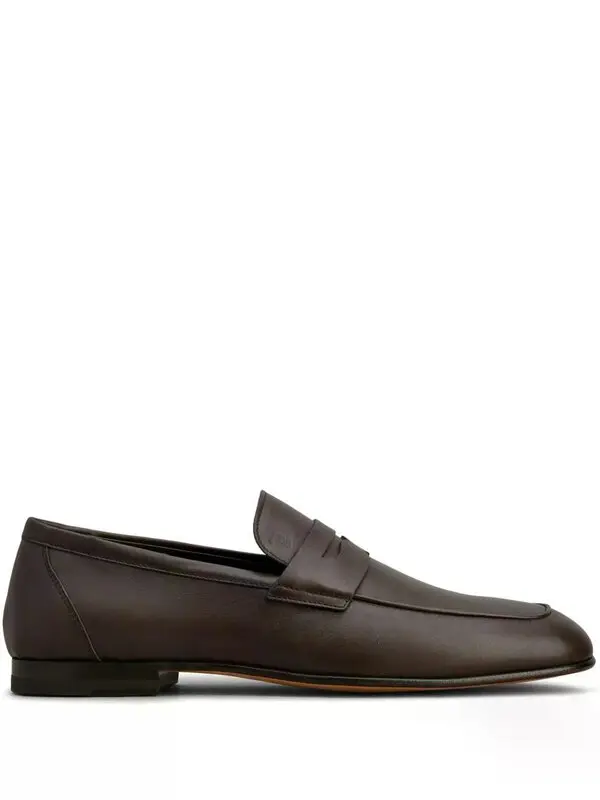 TOD'S Leather Loafers - Brown