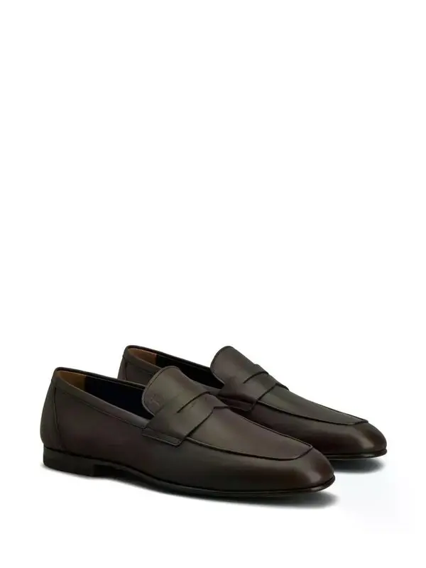 TOD'S Leather Loafers - Brown