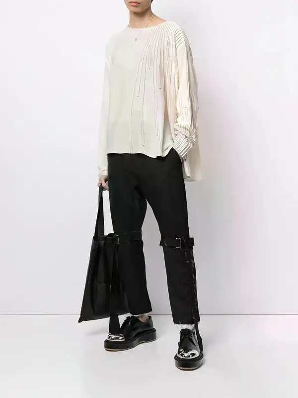 SULVAM Buckle-embellished Trousers