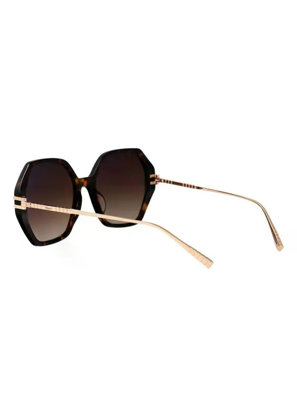 Chopard Geometric Frame Sunglasses