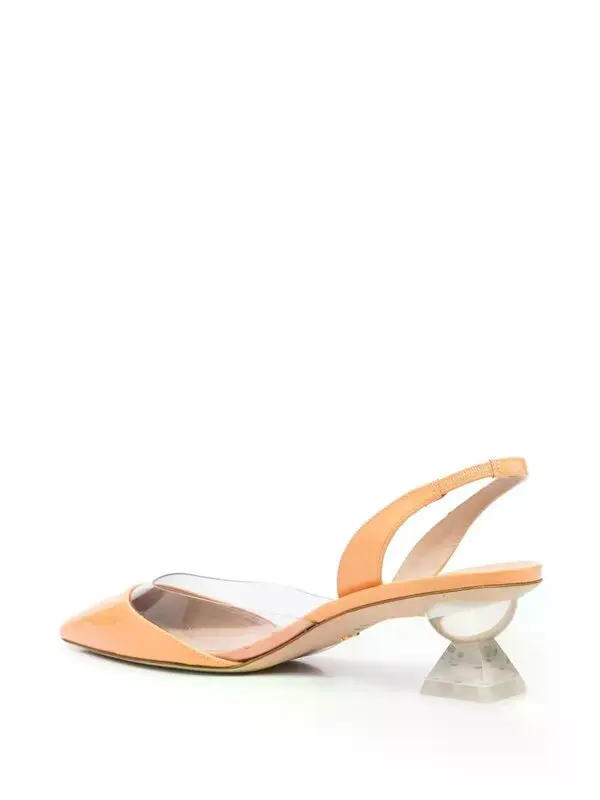 STUART WEITZMAN Lucite Sculpt Pumps