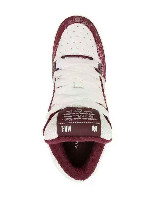 Amiri Bandana Denim Sneakers
