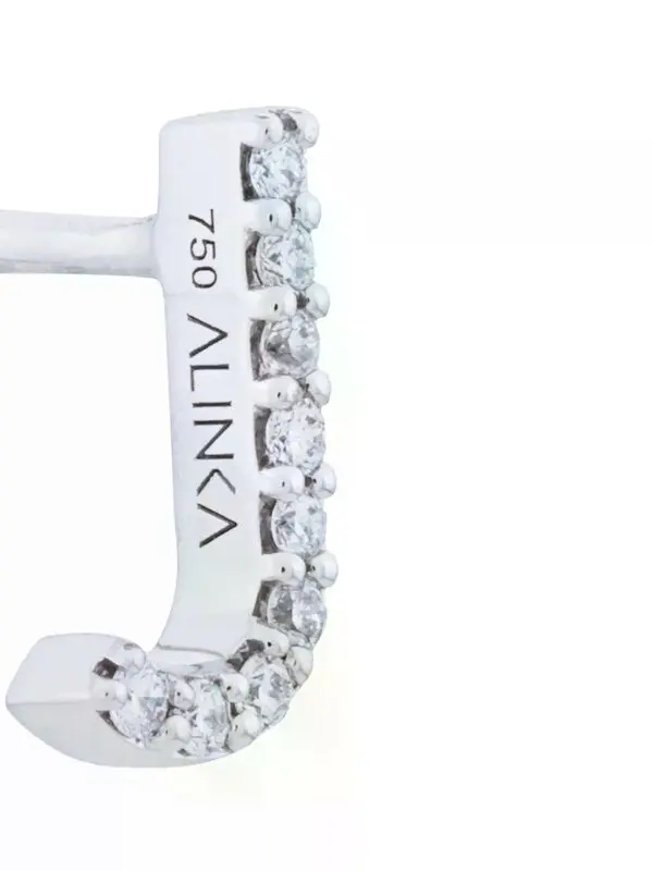 ALINKA 18kt White Gold Id Diamond Stud Earring