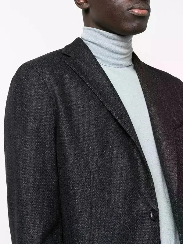 Boglioli Notched-lapels Single-breasted Blazer - Grey