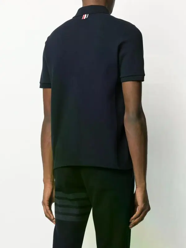Thom Browne 4-bar Piqué Polo Shirt