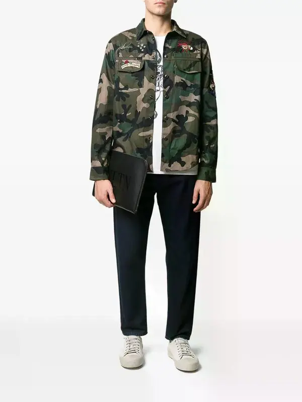 Valentino Garavani Camouflage-print Shirt