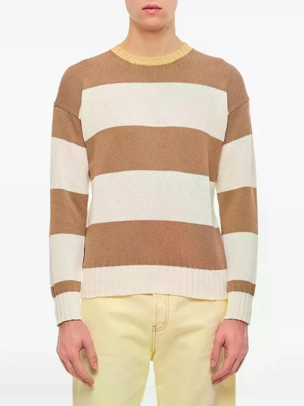 DRUMOHR Striped Cotton Sweater