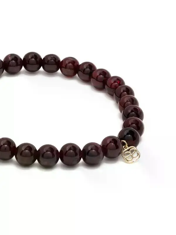 SYDNEY EVAN 14kt Yellow Gold Ruby Beaded Bracelet
