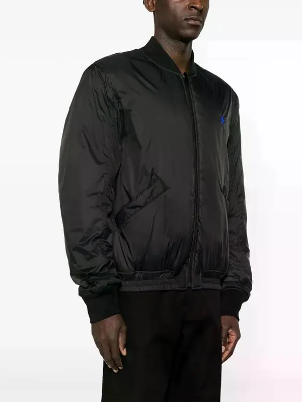 COUNTY OF MILAN Logo-print Reversible Bomber Jacket