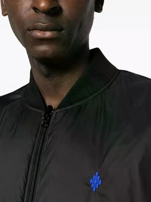 COUNTY OF MILAN Logo-print Reversible Bomber Jacket