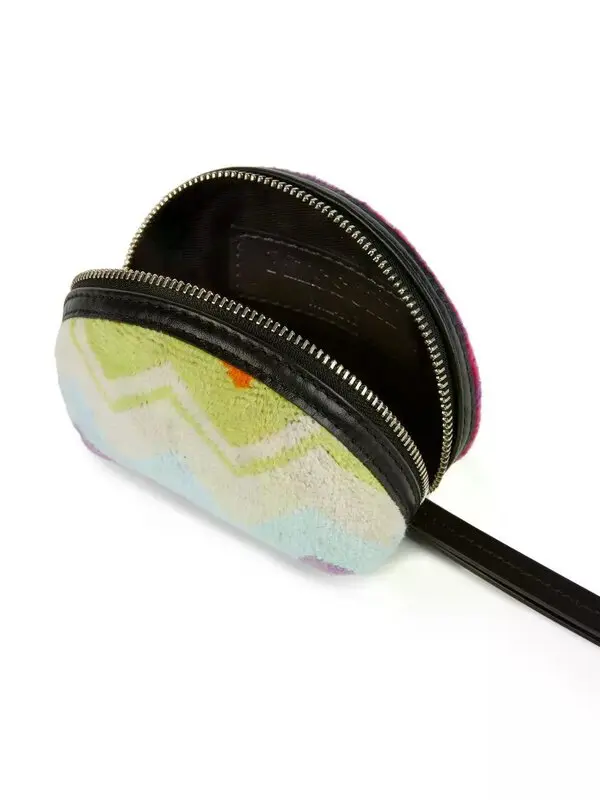 Missoni Zigzag-pattern Coin Case - Pink