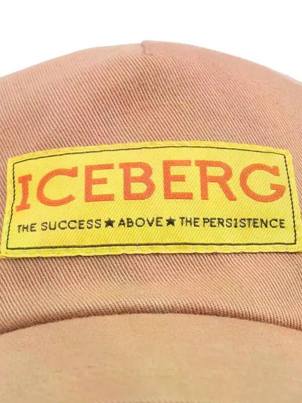 Iceberg Logo-print Cotton Cap