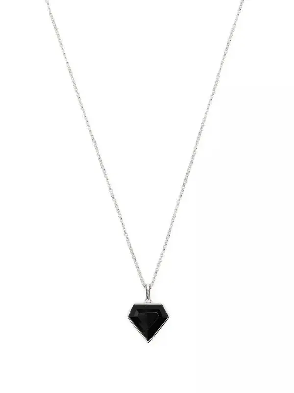 Mateo Pentagon Pendant Necklace - Silver
