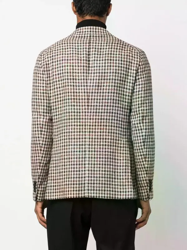 Tagliatore Check-pattern Long-sleeve Blazer