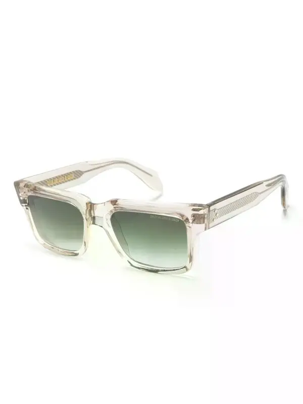 CUTLER & GROSS 1403 Square-frame Sunglasses - Neutrals