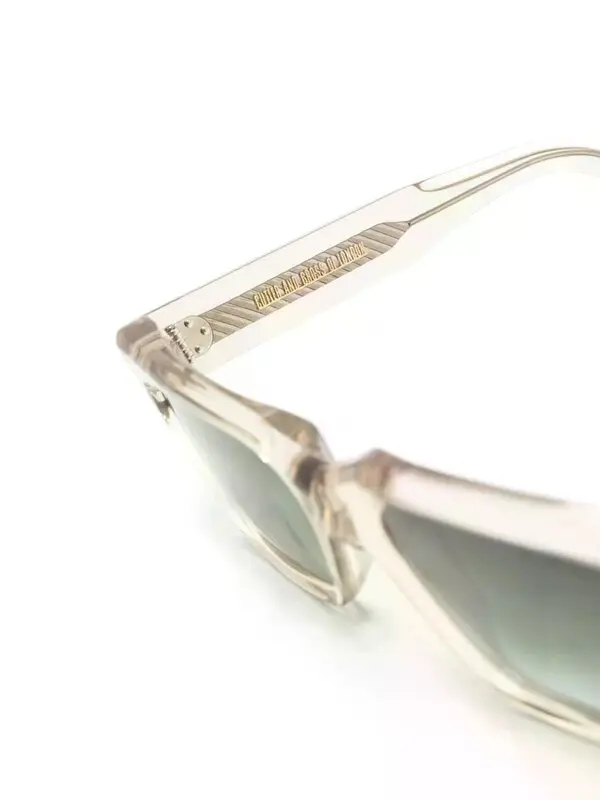 CUTLER & GROSS 1403 Square-frame Sunglasses - Neutrals