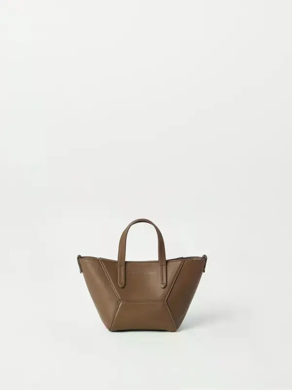 Brunello Cucinelli Bc Duo Leather Tote Bag - Brown