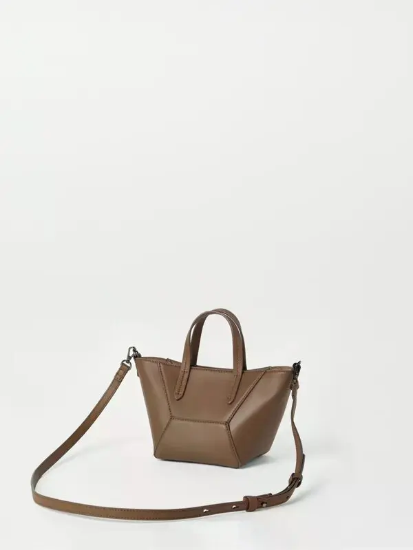 Brunello Cucinelli Bc Duo Leather Tote Bag - Brown