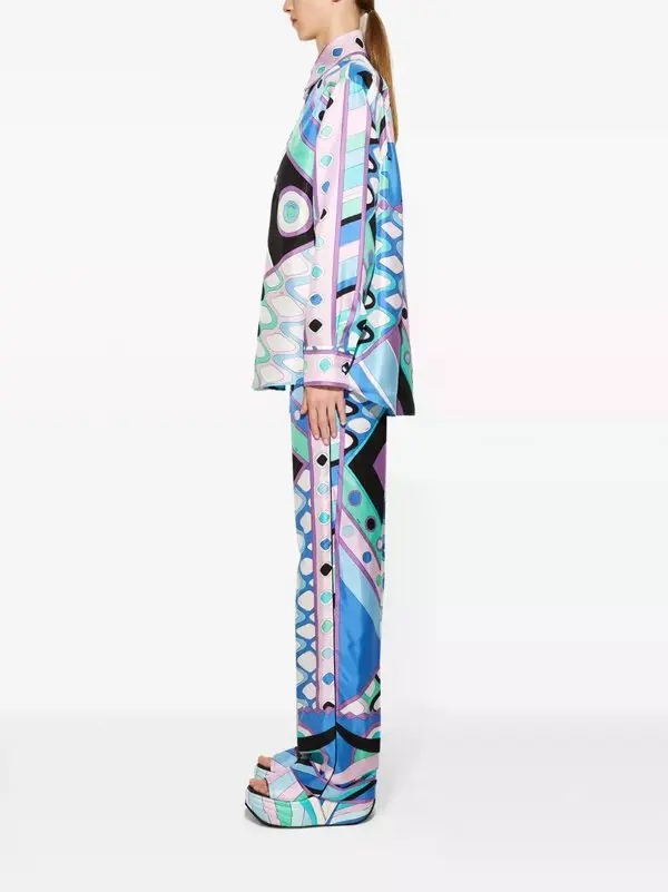Emilio Pucci Vivara-print Silk Shirt