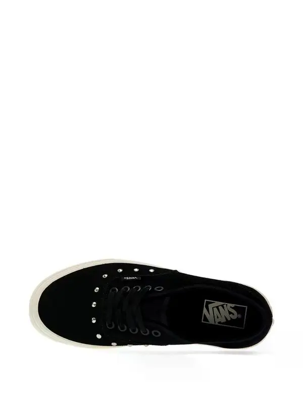 VANS Authentic Stud-embellished Lace-up Sneakers - Black