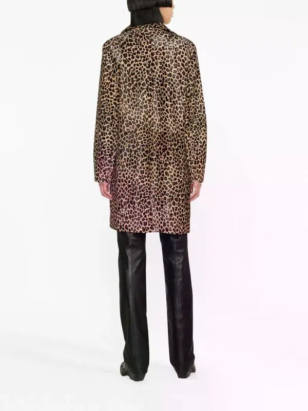 Zadig&Voltaire Leopard-print Calf Hair Coat