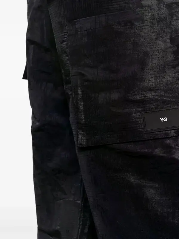 Y3 Jacquard Ripstop Cargo Trousers
